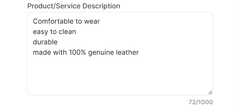 Product Description Generator - All Generators