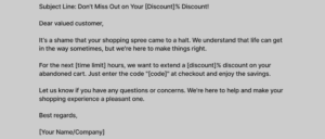 How To Write a Discount Offer Email (Templates, Examples & Tips ...