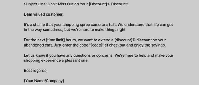 How To Write a Discount Offer Email (Templates, Examples & Tips ...