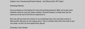 How To Write a Discount Offer Email (Templates, Examples & Tips ...